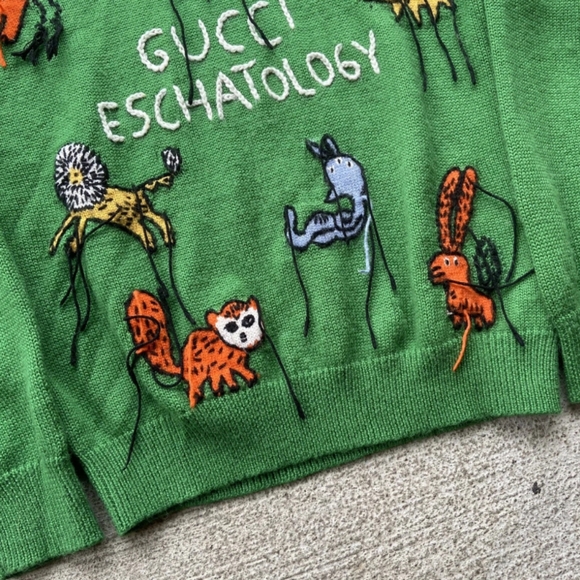Gucci | Sweaters | Gucci Animal Print Wool Pullover | Poshmark